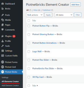 How to create 3D Flip Button with WordPress Bricks Builder - Piotnet Bricks