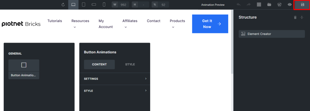 20 Creative Button Animations and Hover Effects - Piotnet Bricks