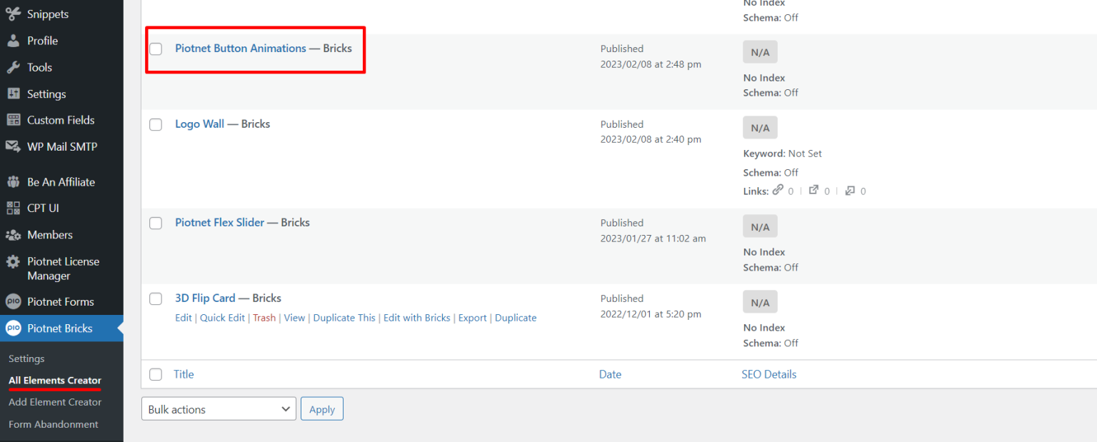 20 Creative Button Animations and Hover Effects - Piotnet Bricks